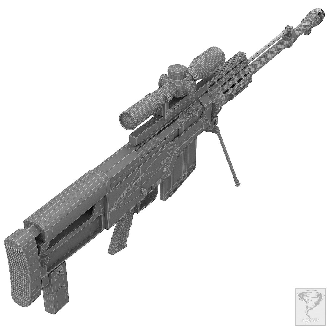 accuracy international as50 3d model