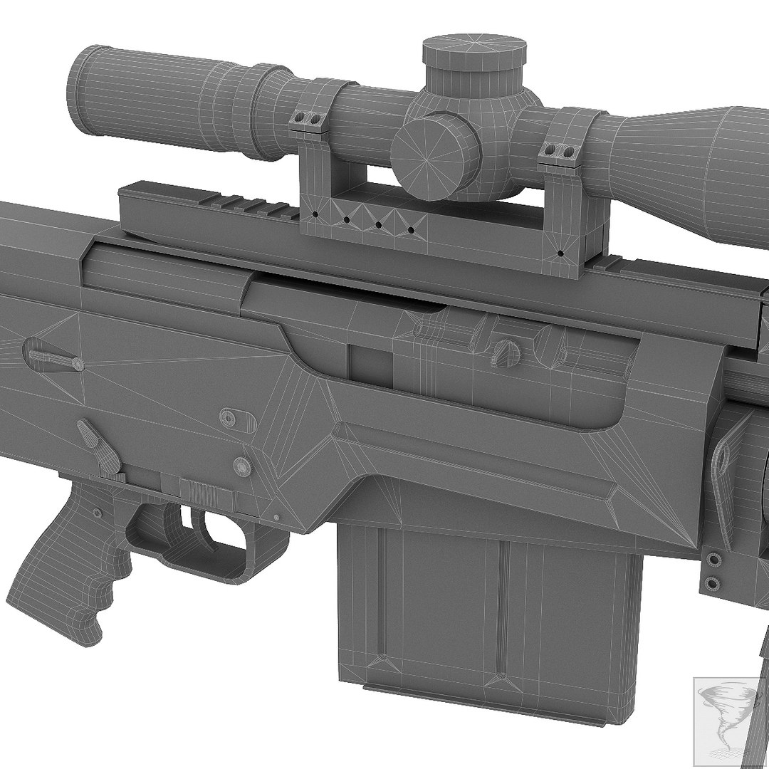 accuracy international as50 3d model