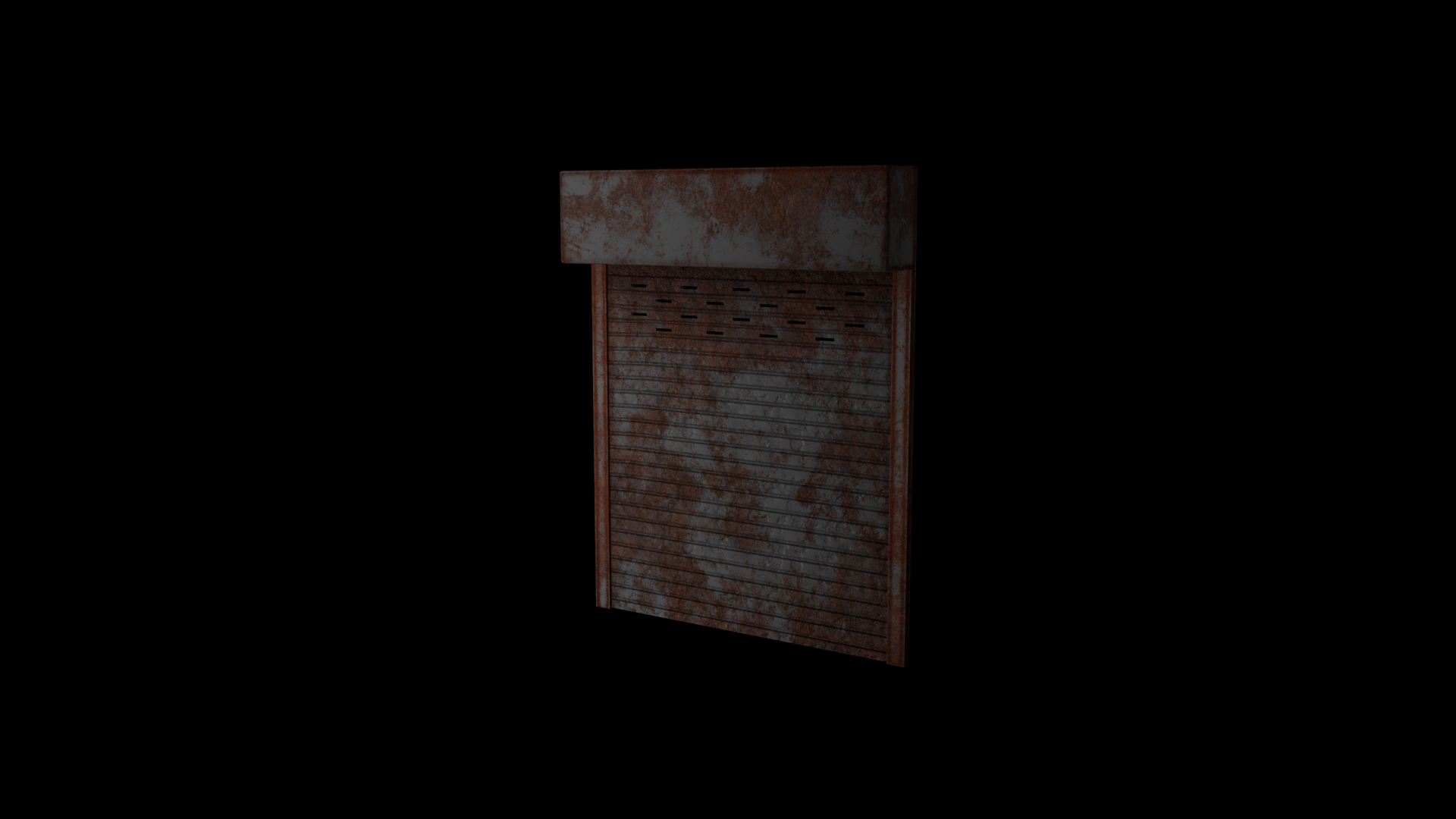 Metal Rusty Industrial Door 3D Model - TurboSquid 1727340