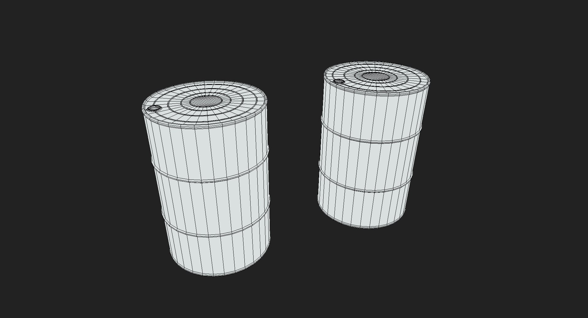 3D Model Explosive Barrels - TurboSquid 2035037