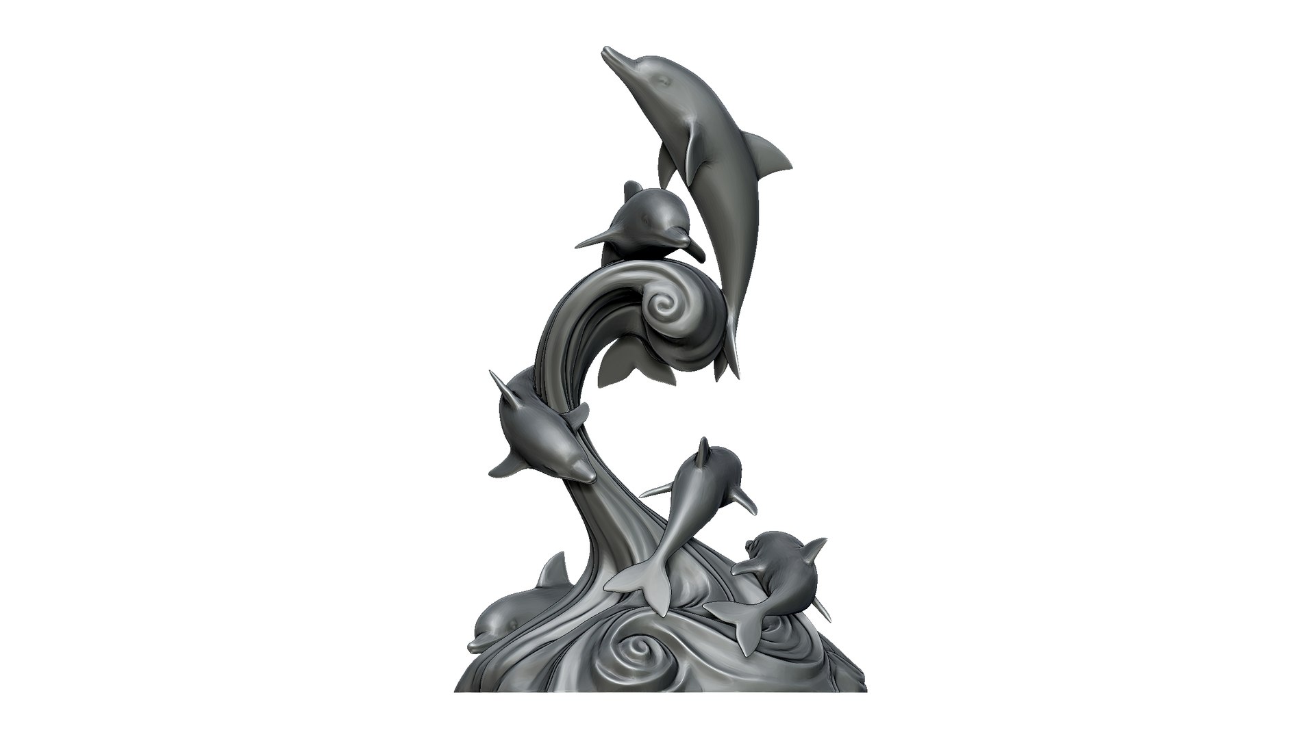 3D DOLPHINS Leaping From Water - TurboSquid 2282297