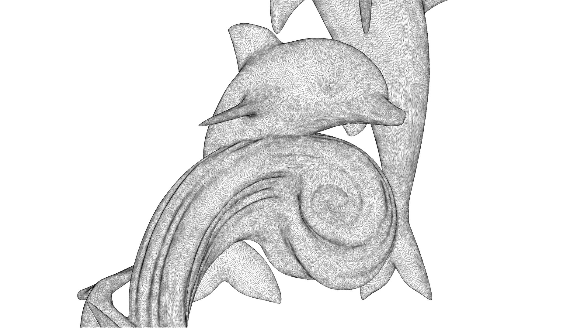 3D DOLPHINS Leaping From Water - TurboSquid 2282297