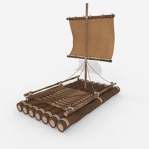 Low Poly Raft 3D Models for Download | TurboSquid