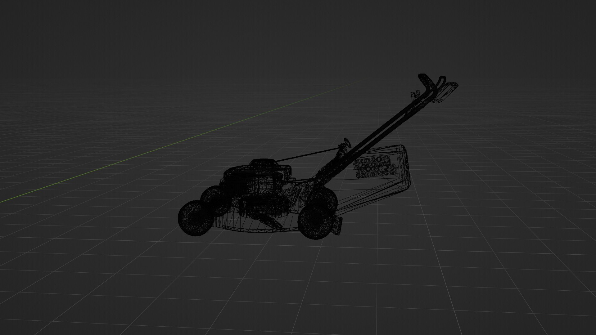 Grass cutting machine 3D model - TurboSquid 2112149