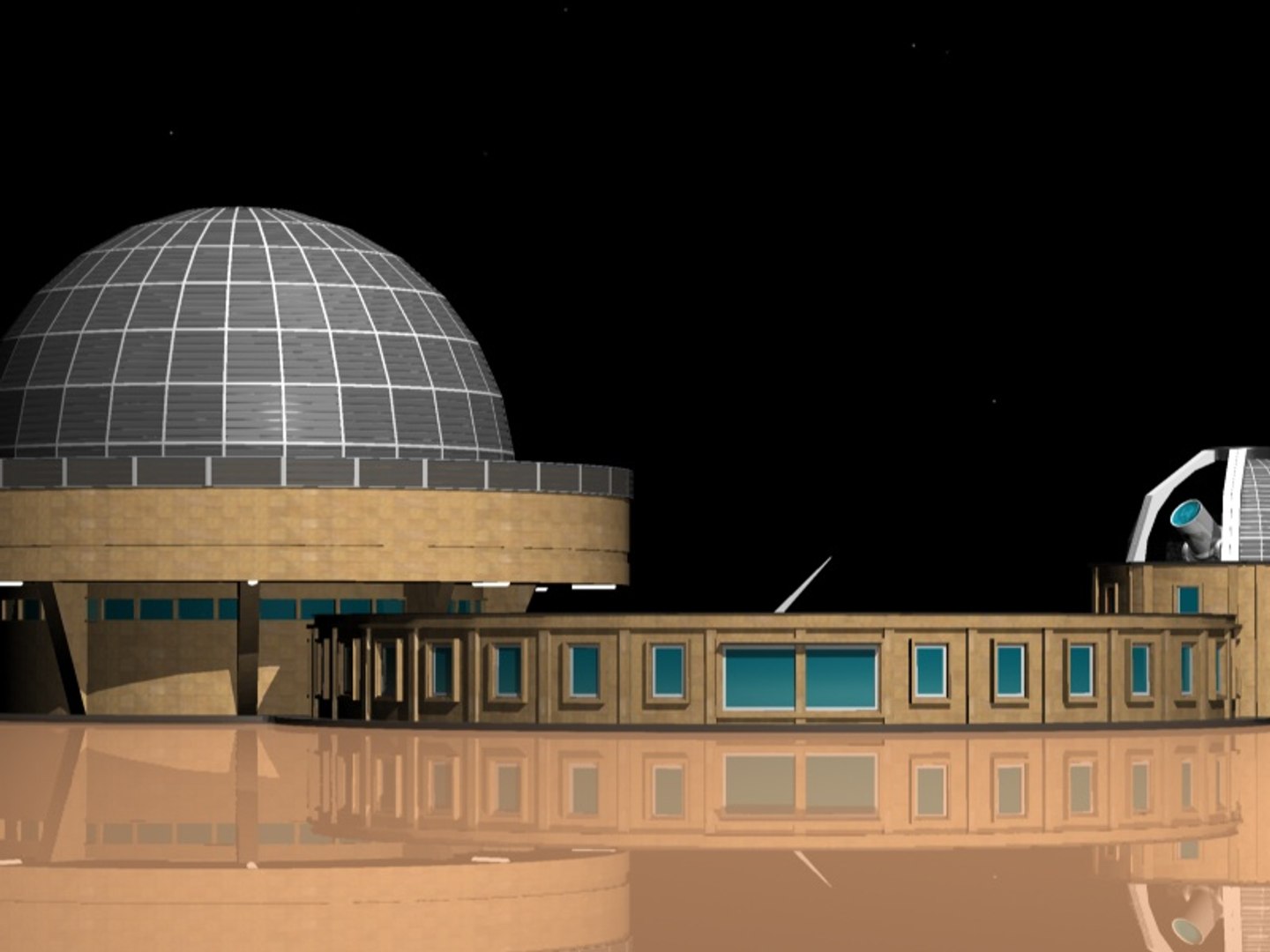 3d Planetarium Observatory Building