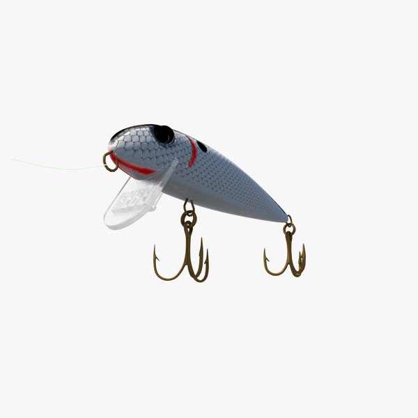 3d rebel fishing lure model