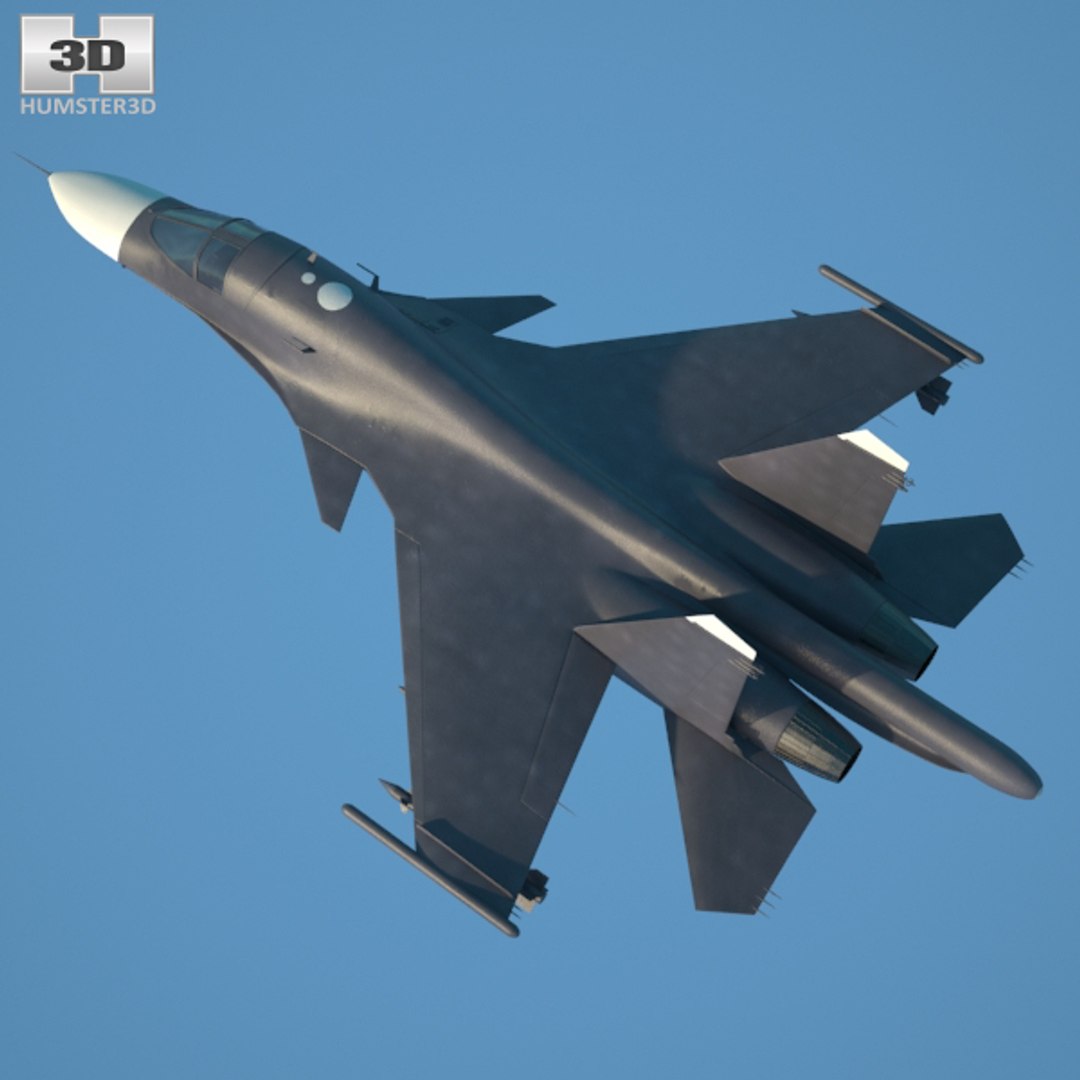 Sukhoi su-34 su 3D model - TurboSquid 1212958