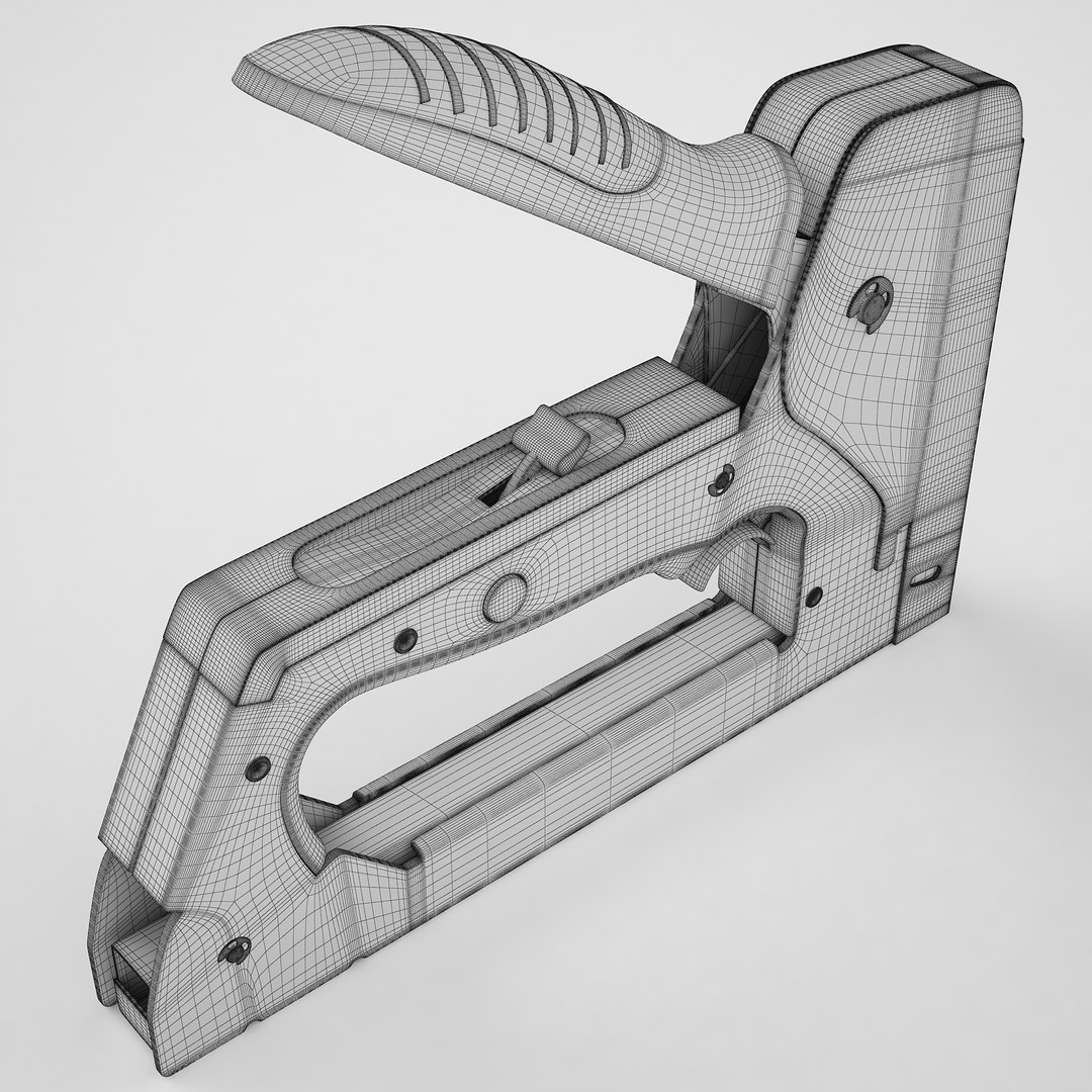 3D staple gun - TurboSquid 1494360