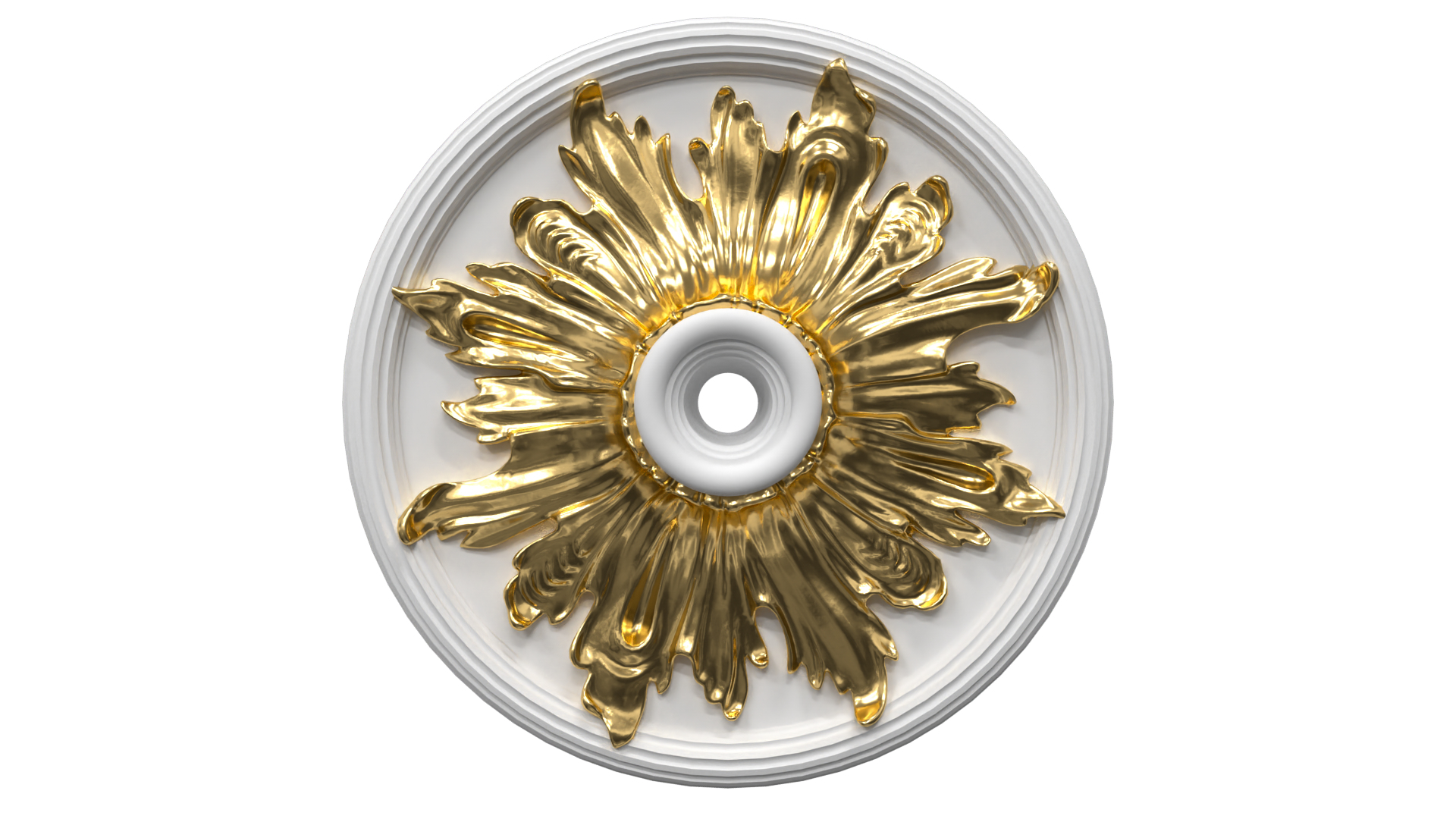 Ceiling Sockets Gypsum Plaster DR266 3D Model - TurboSquid 2024387