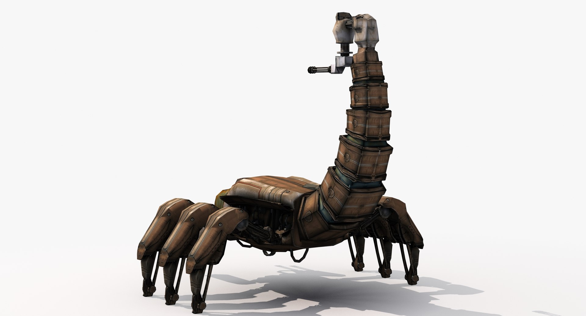 Scorpitron 2 - Wasteland 3d Model