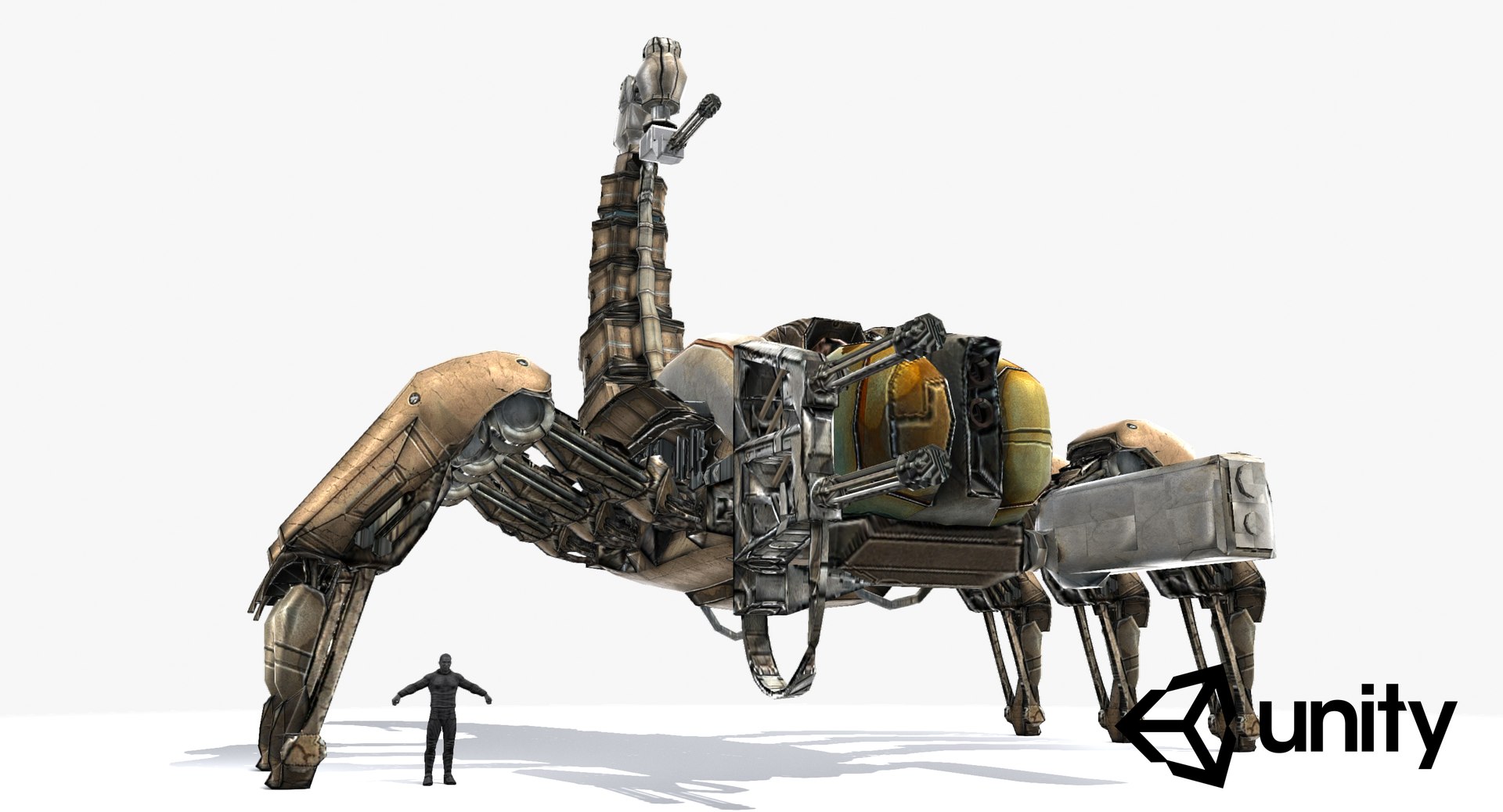 Scorpitron 2 - Wasteland 3d Model