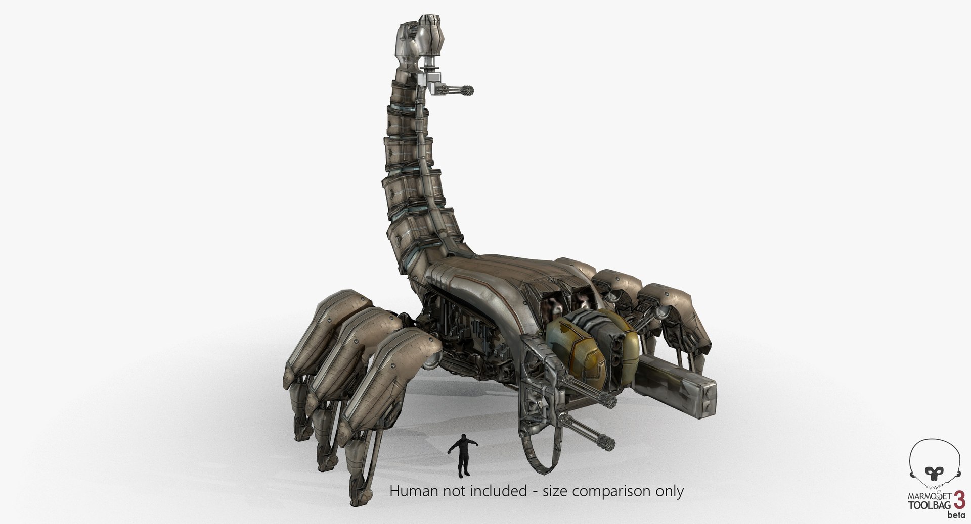 Scorpitron 2 - Wasteland 3d Model