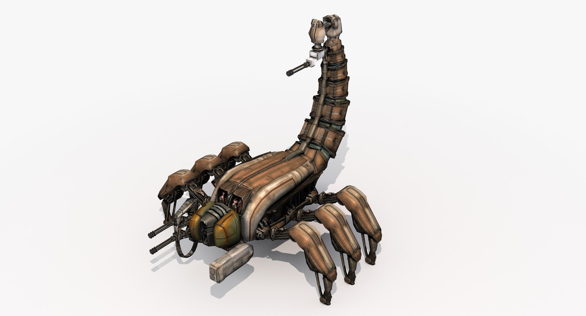 Scorpitron 2 - Wasteland 3d Model
