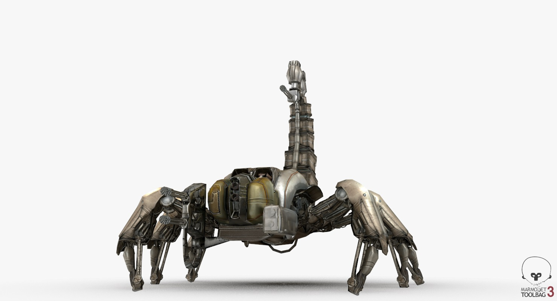 Scorpitron 2 - Wasteland 3d Model