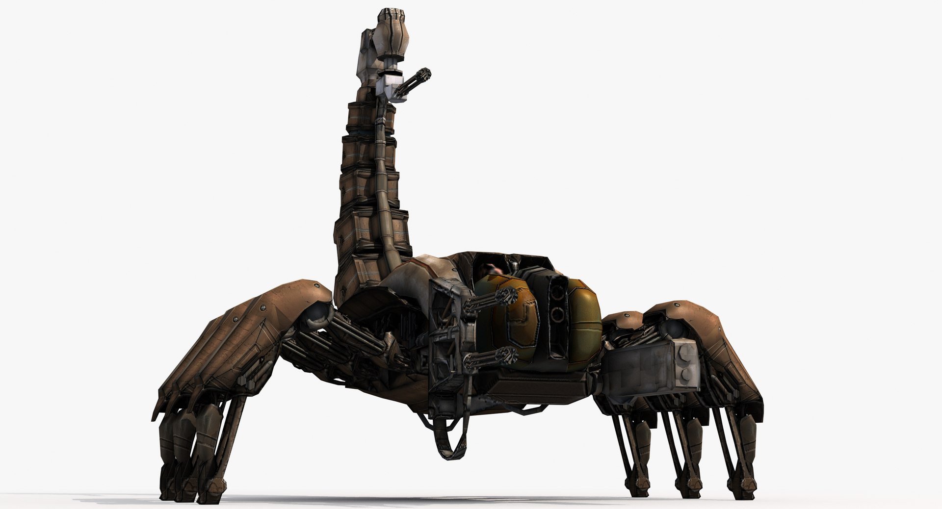 Scorpitron 2 - Wasteland 3d Model