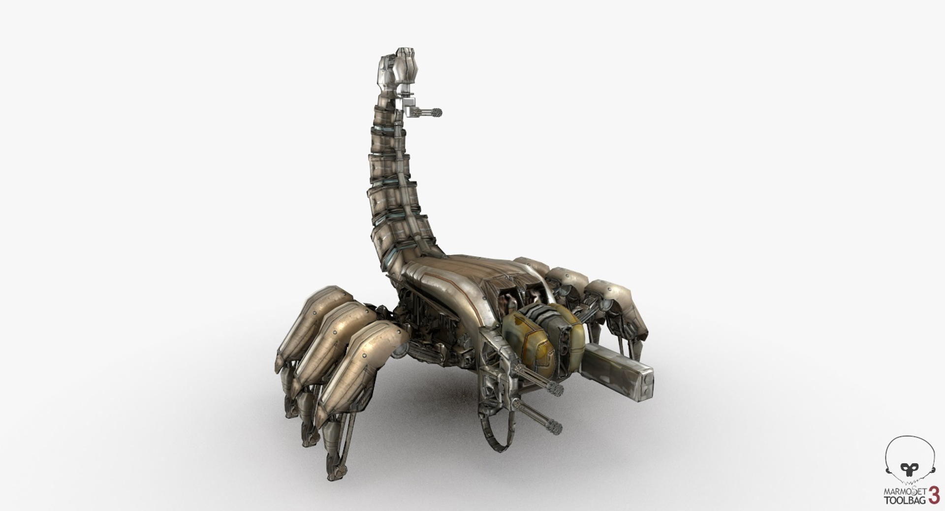 Scorpitron 2 - Wasteland 3d Model