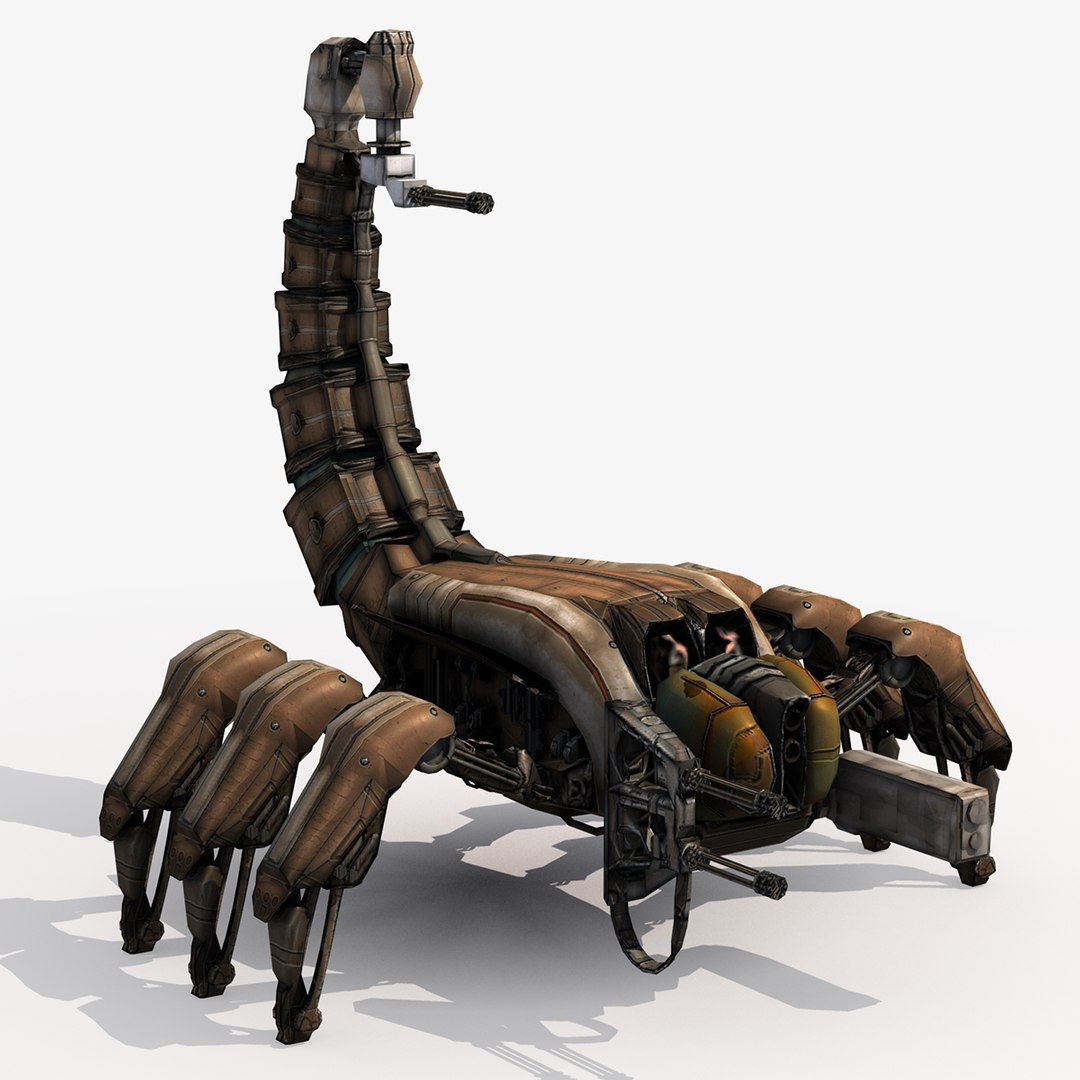 Scorpitron 2 - Wasteland 3d Model