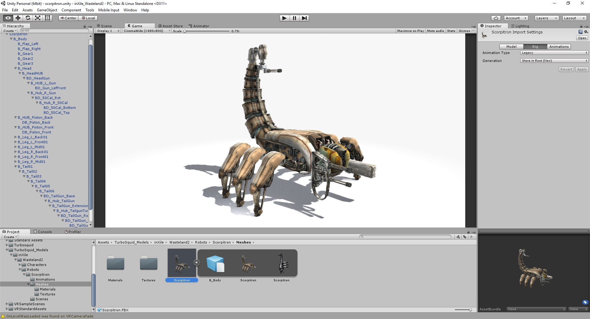 Scorpitron 2 - Wasteland 3d Model