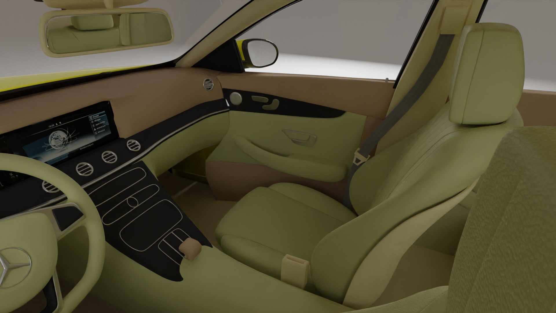 3D Mercedes Benz E Class Taxi - TurboSquid 1720289