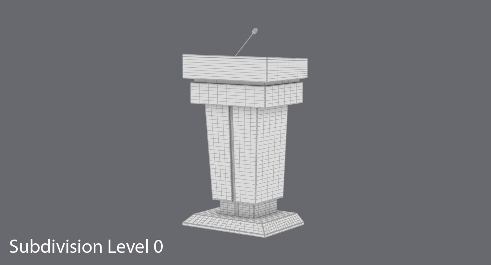 Stage-podium-02 3D Model - TurboSquid 1229463