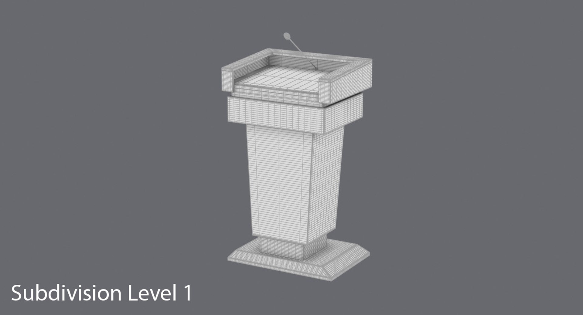 Stage-podium-02 3D Model - TurboSquid 1229463