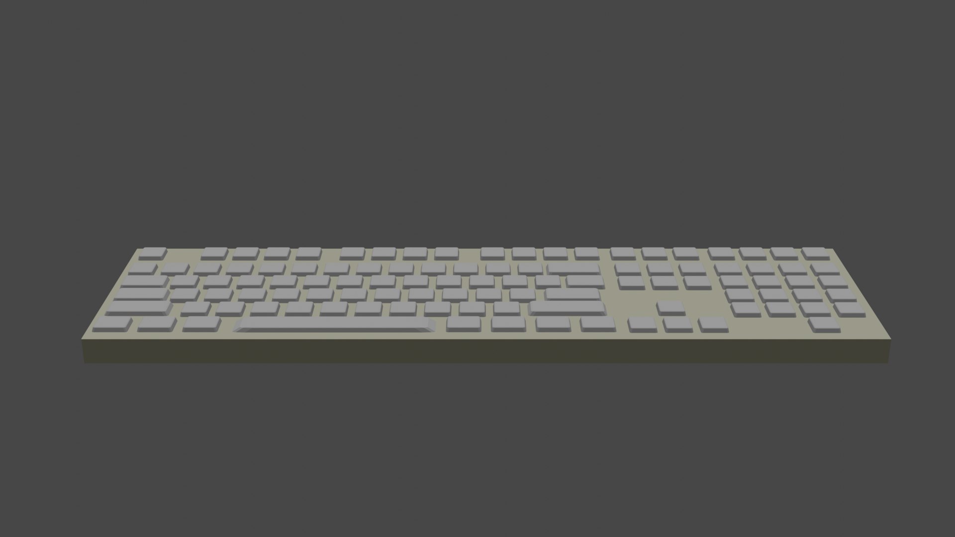 Keyboard Model - TurboSquid 2019064
