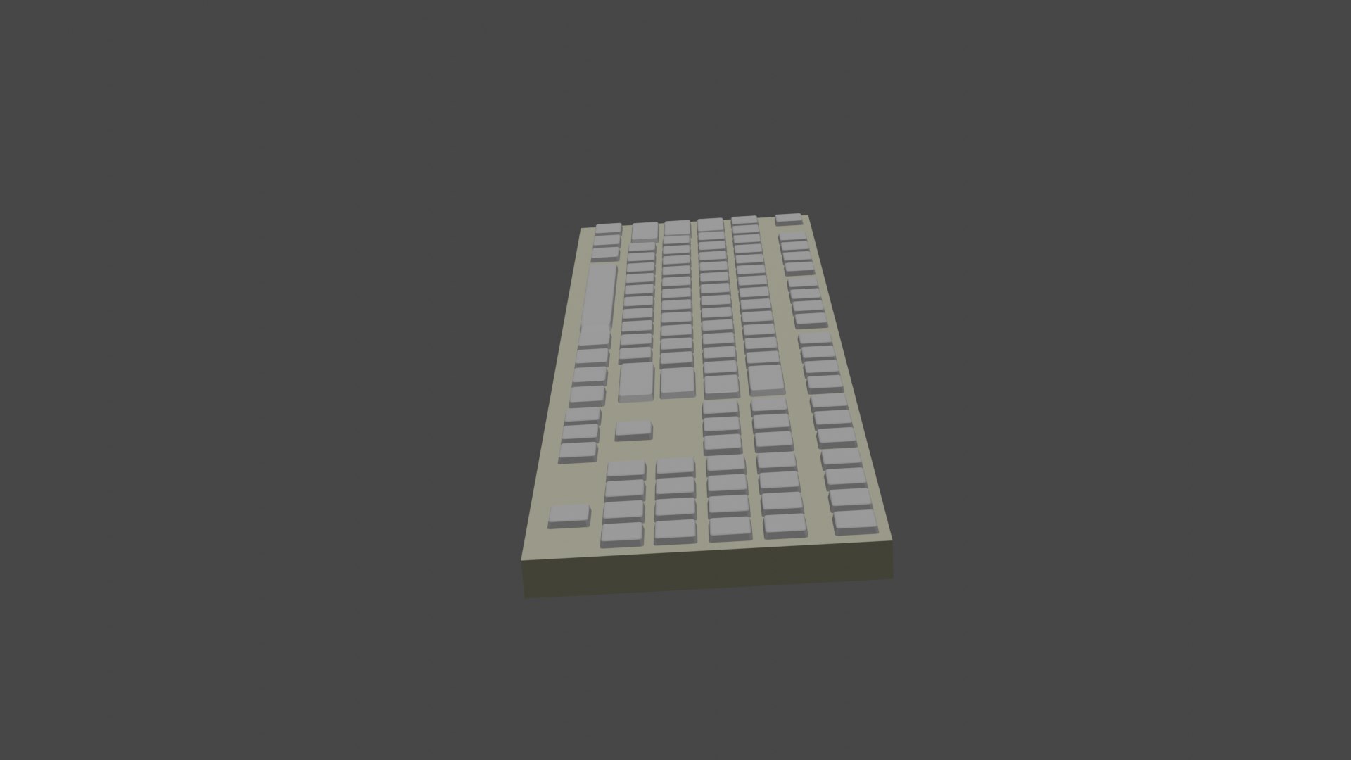 Keyboard Model - TurboSquid 2019064
