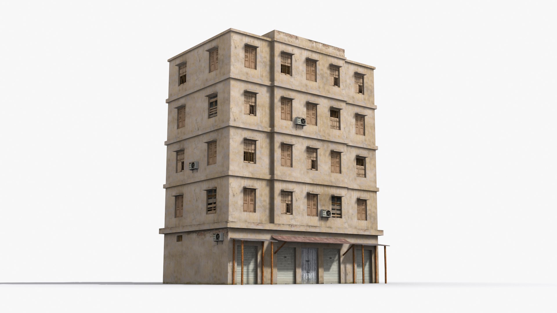 3D Model Arab Middle East Building X6 - TurboSquid 1901041