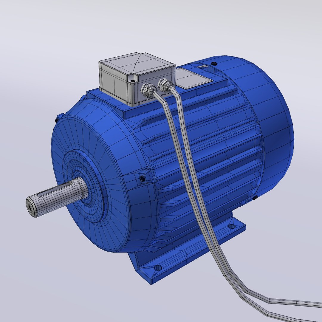 3d Electric Motor Model