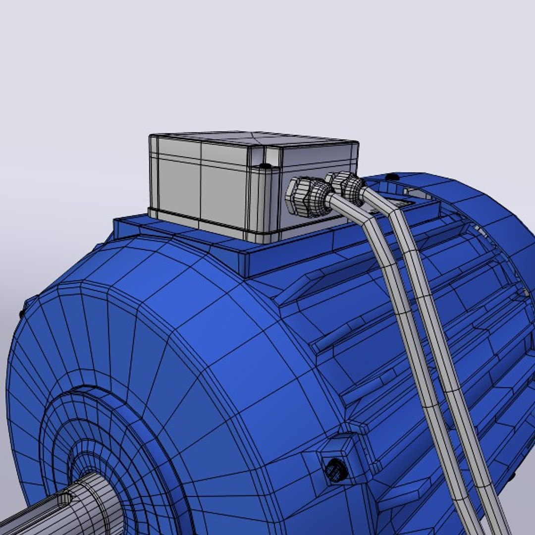 3d Electric Motor Model