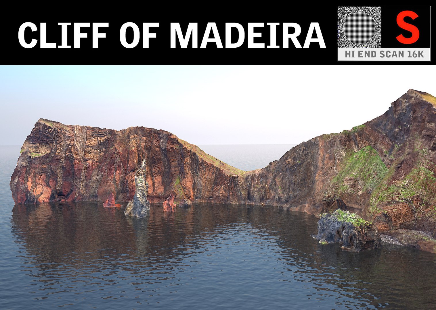 Madeira Giant Cliff 16k 3D - TurboSquid 1160859