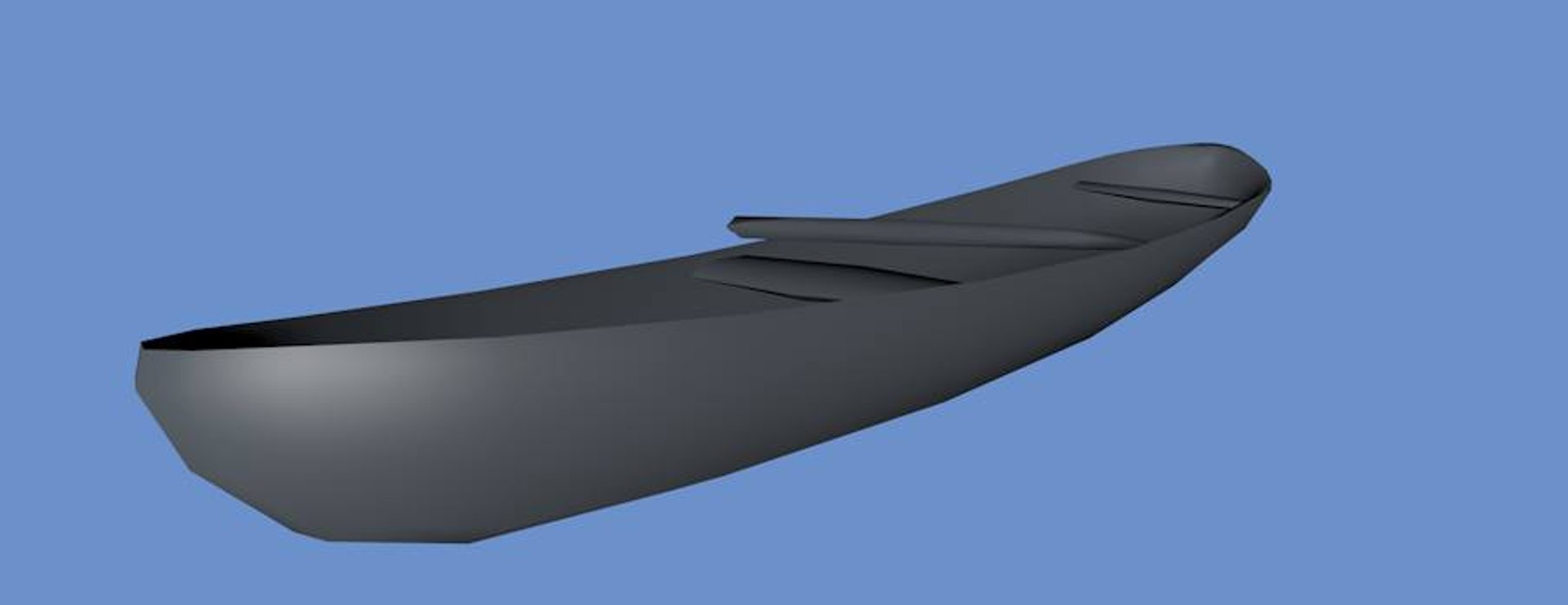 3d model canoe paddle
