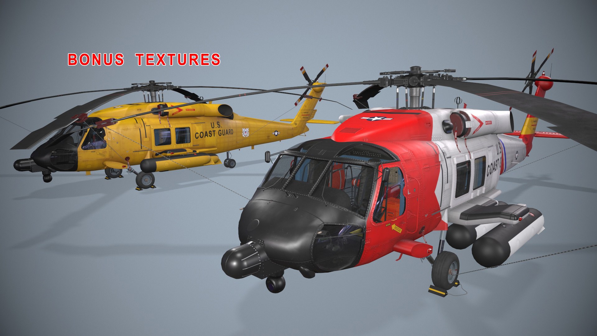 Sikorsky MH-60J Jay Hawk Static 3D Model - TurboSquid 2398122