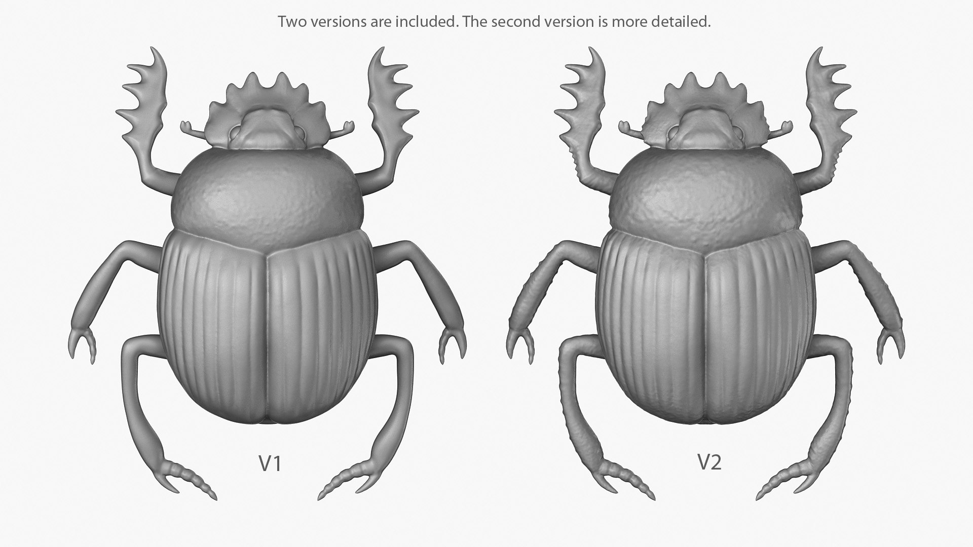3D Scarab Beetle 3D Print - TurboSquid 2103710