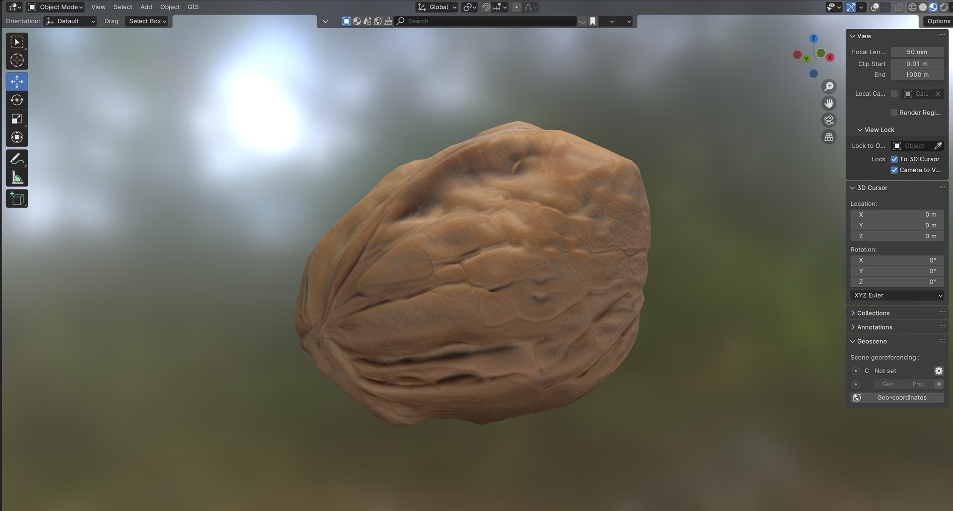 3D Walnut V3 - TurboSquid 2397146