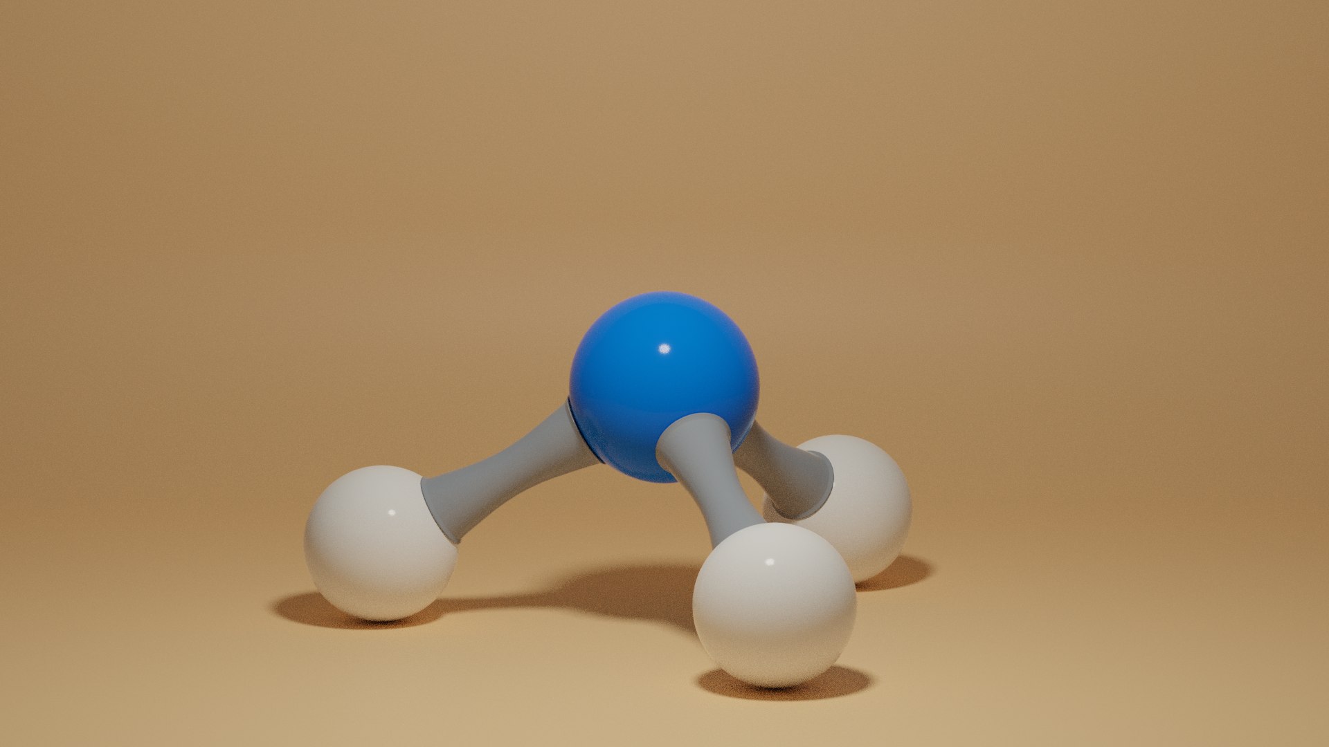 3D Molecule Nh3 Ammonia - TurboSquid 1663239