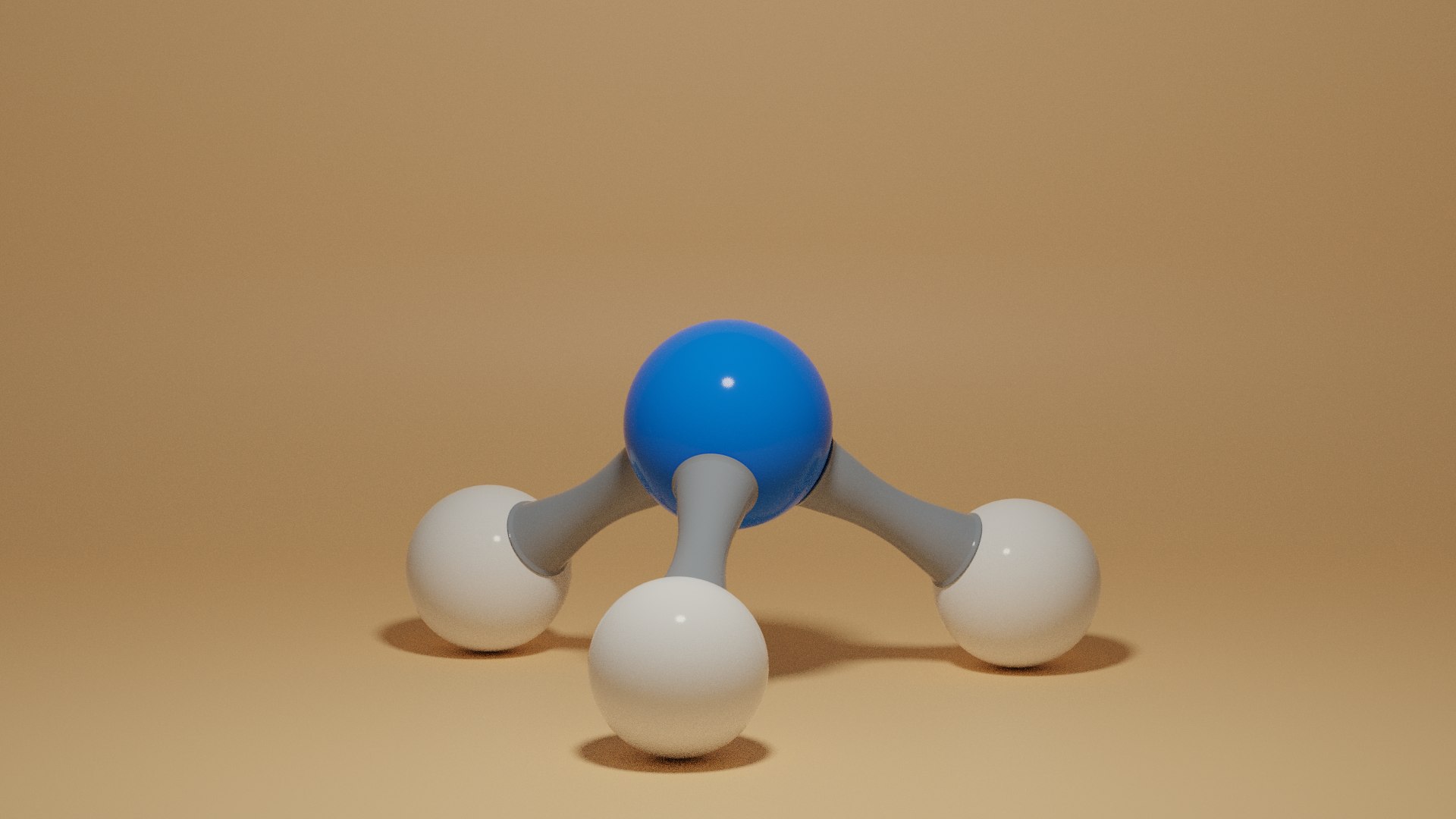 3D Molecule Nh3 Ammonia - TurboSquid 1663239