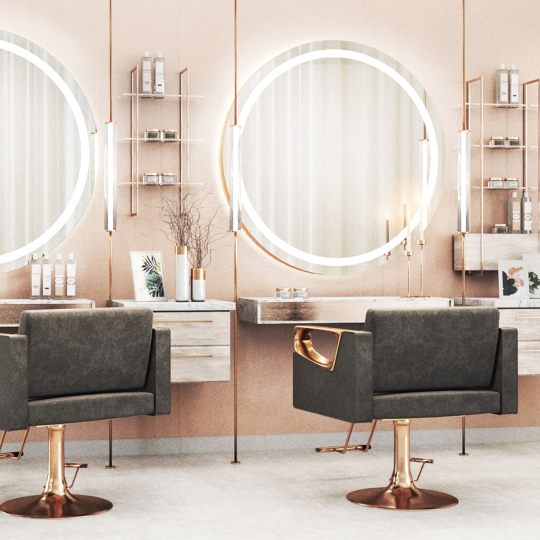 3D Beauty Salon Barbershop 02 Model - TurboSquid 2116209