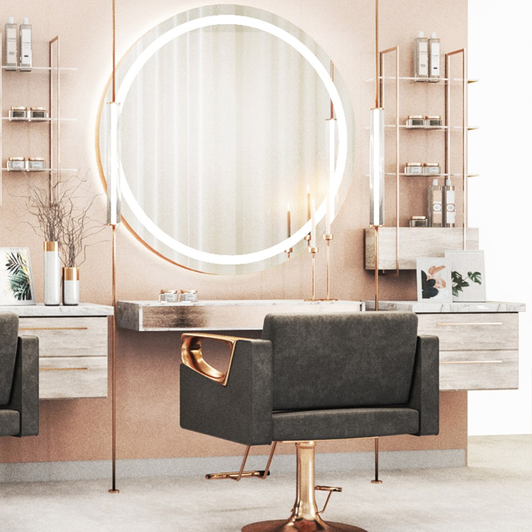 3D Beauty Salon Barbershop 02 Model - TurboSquid 2116209