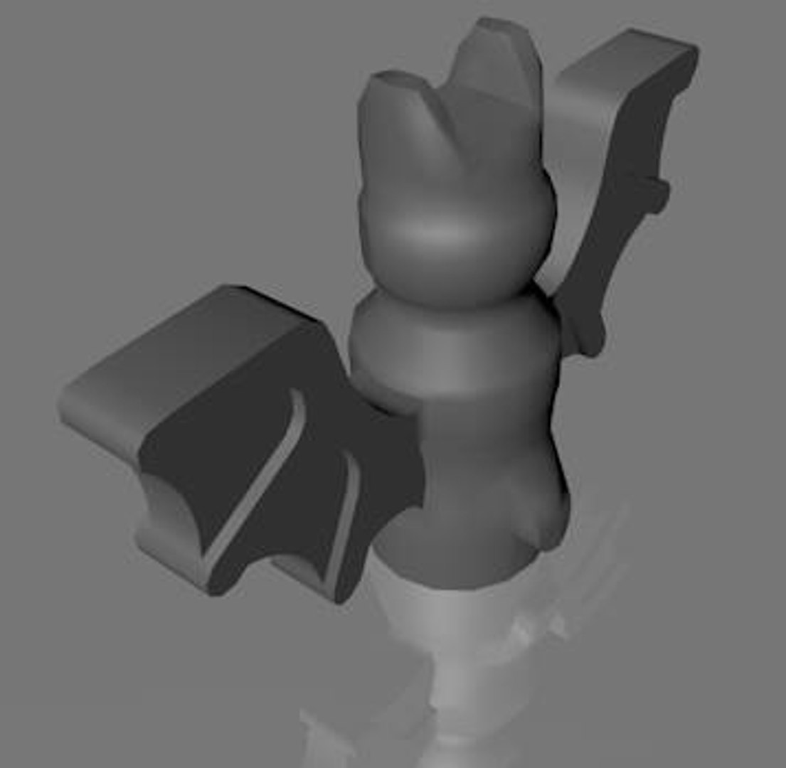 3d lego bat model