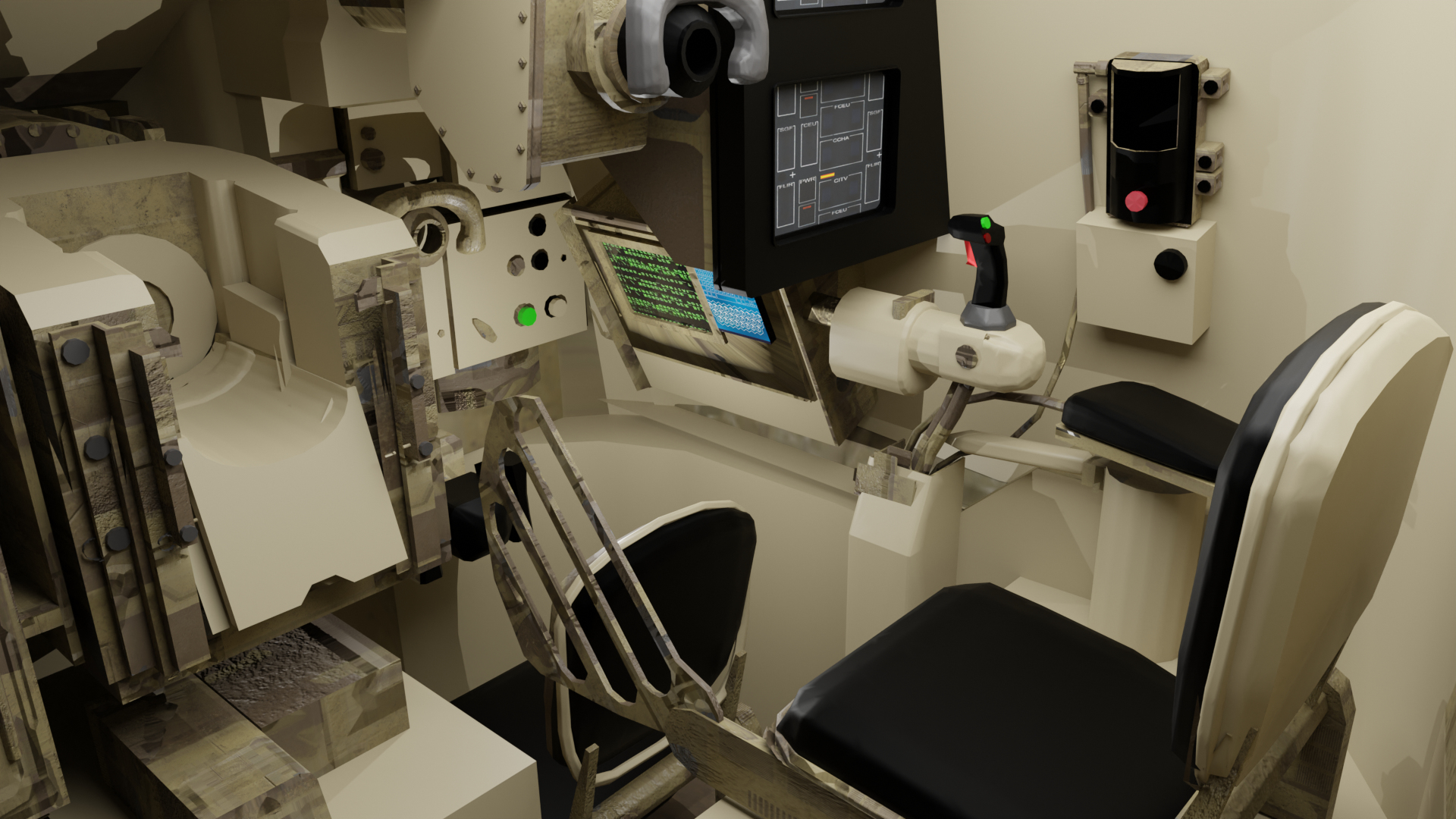 modelo 3d Tanque M1 Abrams con interior - TurboSquid 2105230