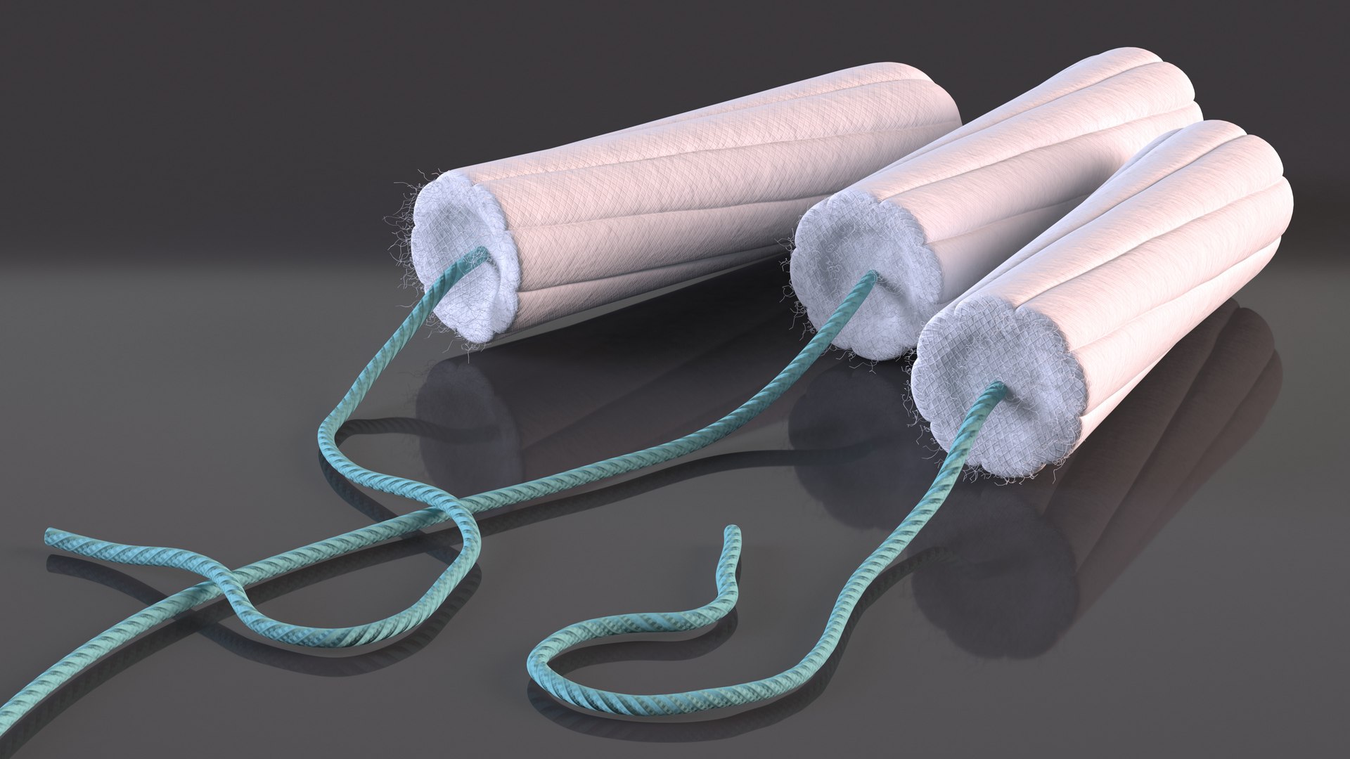 Menstrual Tampons Without Package Fur 3D Model - TurboSquid 2166398