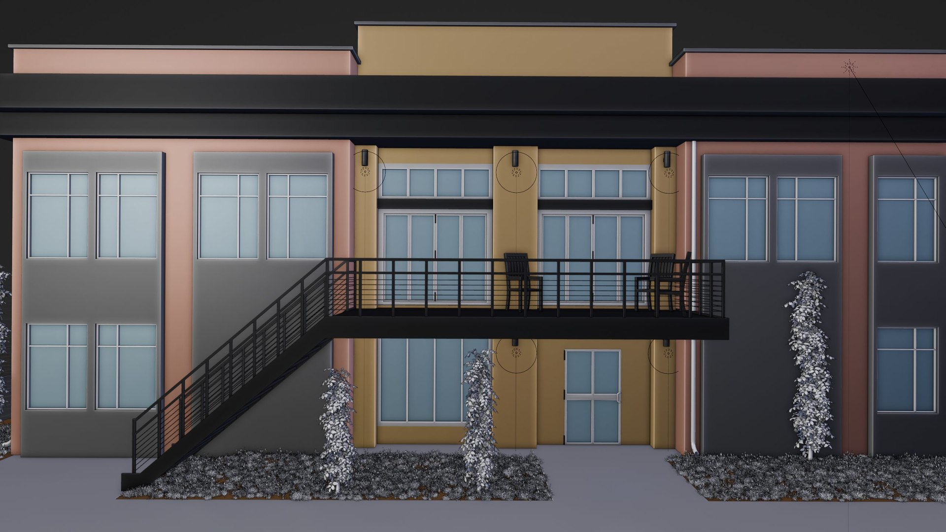 3D Industrial Building - Blender - TurboSquid 2275844