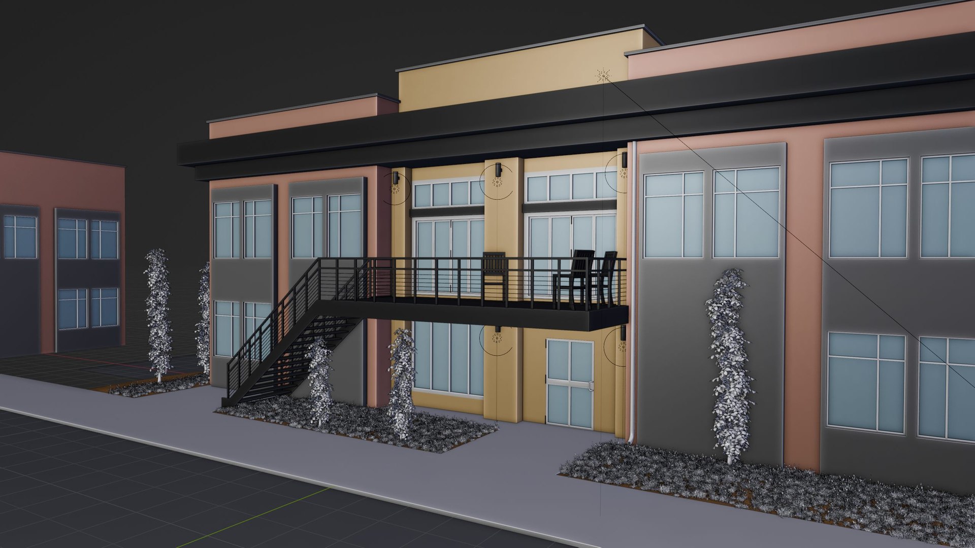 3D Industrial Building - Blender - TurboSquid 2275844