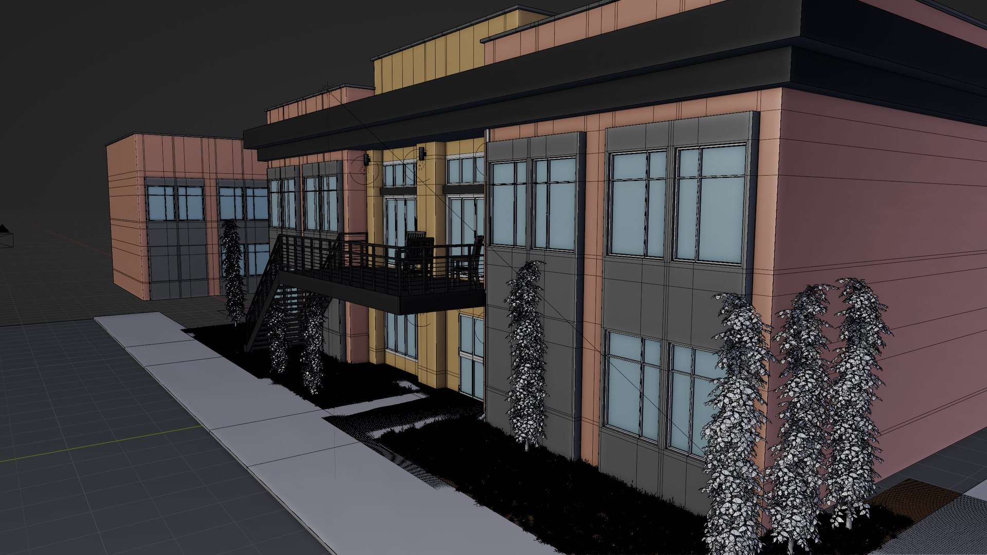 3D Industrial Building - Blender - TurboSquid 2275844