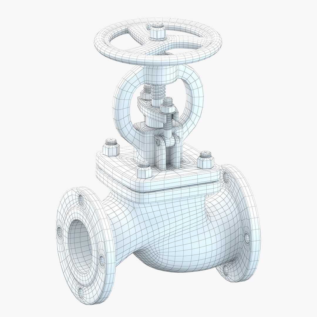 Globe Valve 3D Model - TurboSquid 2011488