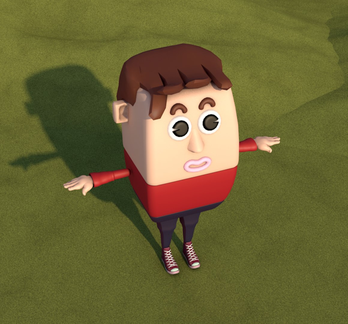 Cartoon Man Male Animation Character 3D Model - TurboSquid 1443269