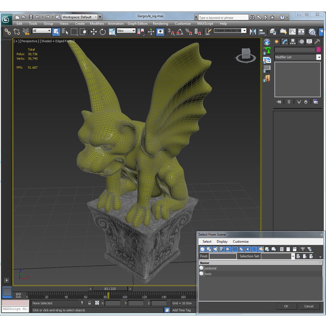 gargoyle 3d model