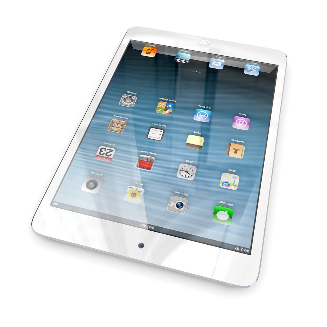3d model new apple ipad mini