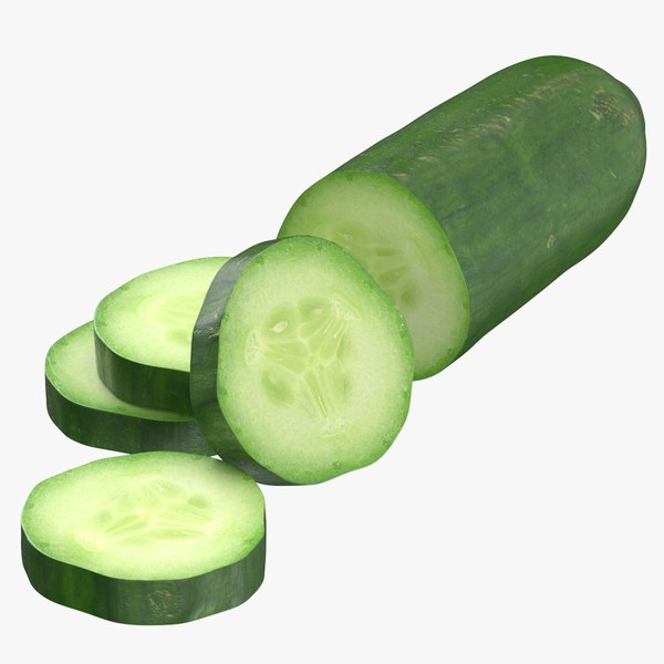 modelo 3d Proposición 17 rodajas de pepino Tipo 01 - TurboSquid 2146758